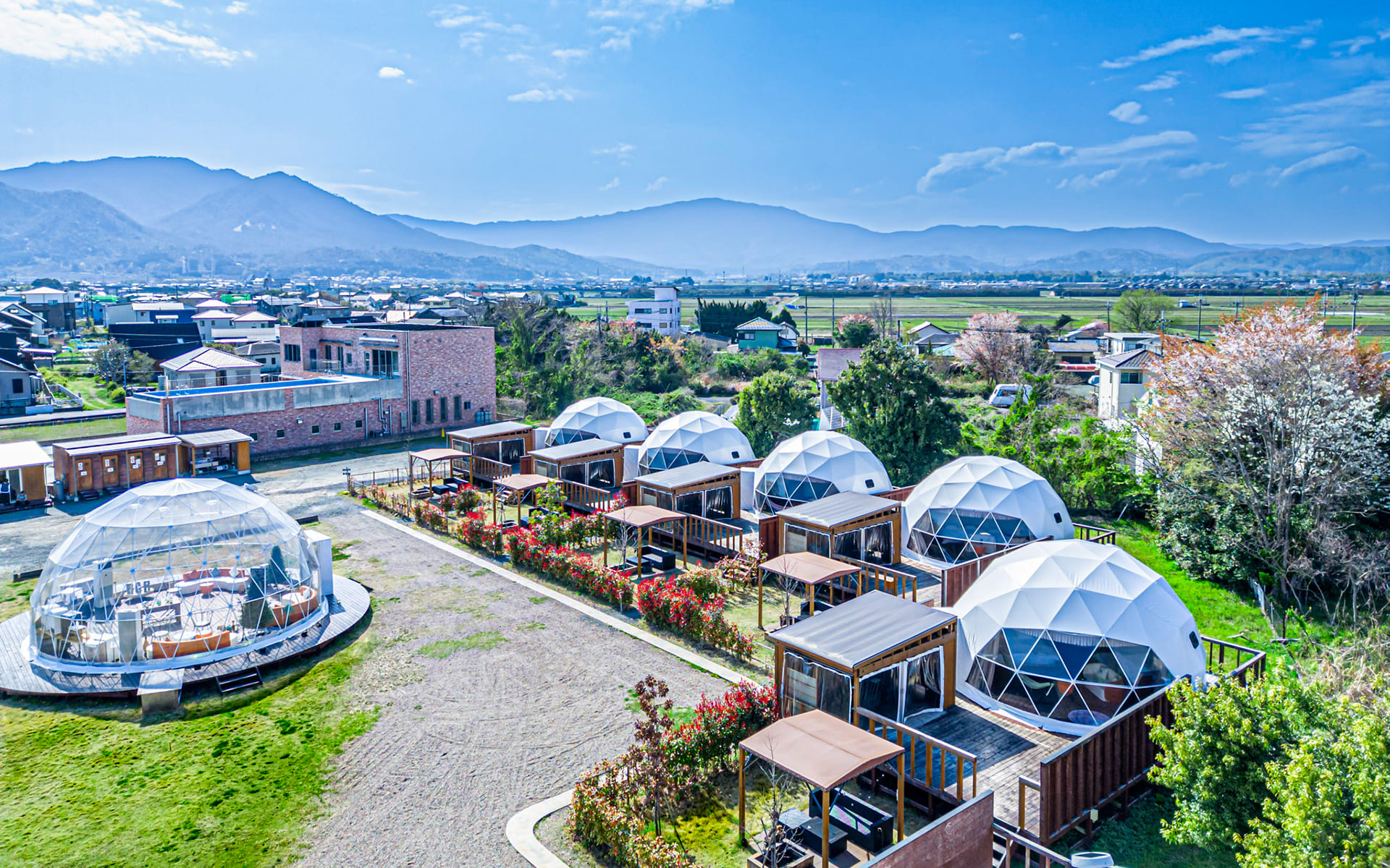 Room Lakeview Glamping Overlooking Lake Biwa in Shiga | Glamp Dome ...